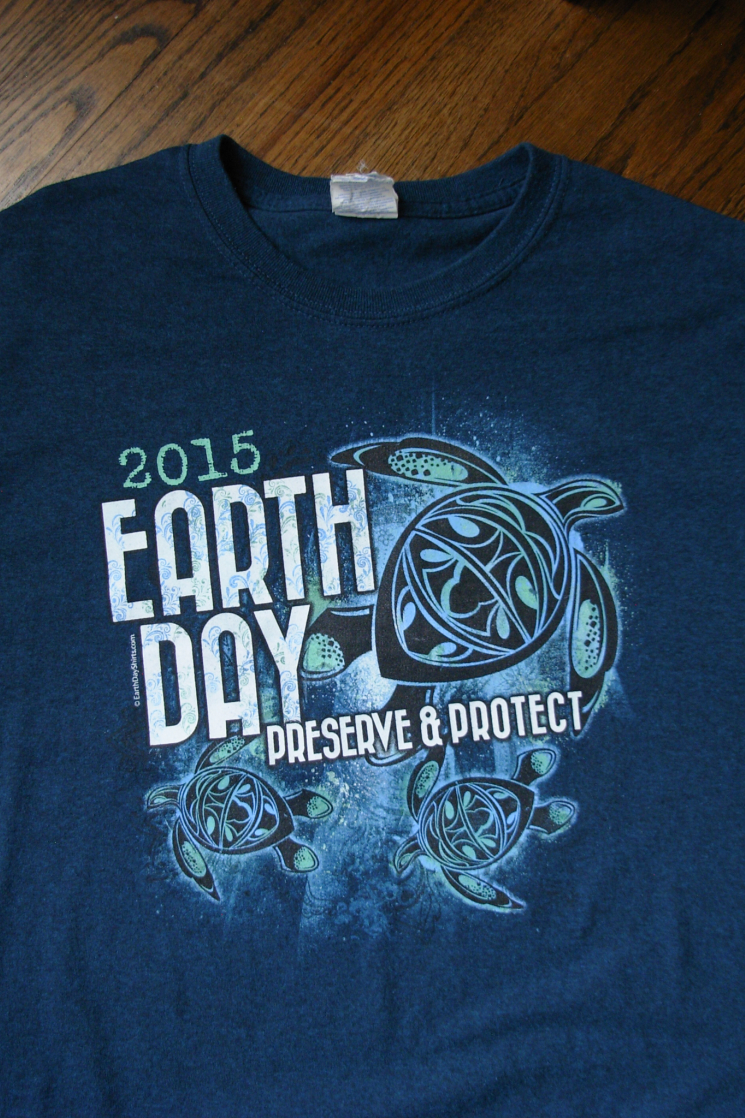 Y2K earth day graphic tee shirt, men's size XL | Manor Vintage Y2K earth day graphic tee shirt, men's size XL | Manor Vintage